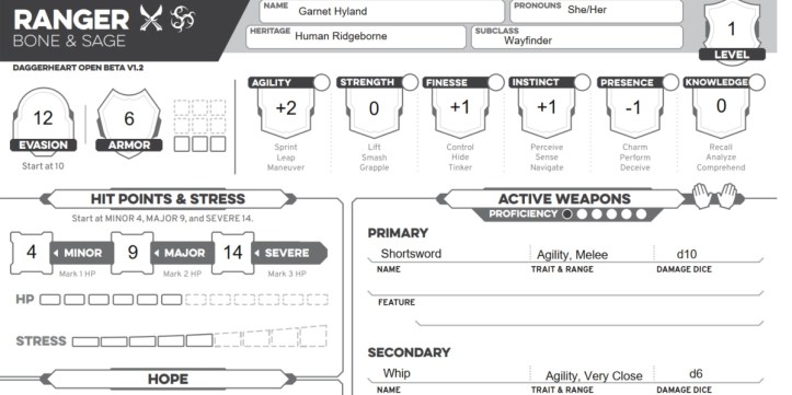 Creating Characters in Critical Role’s Daggerheart Playtest ...